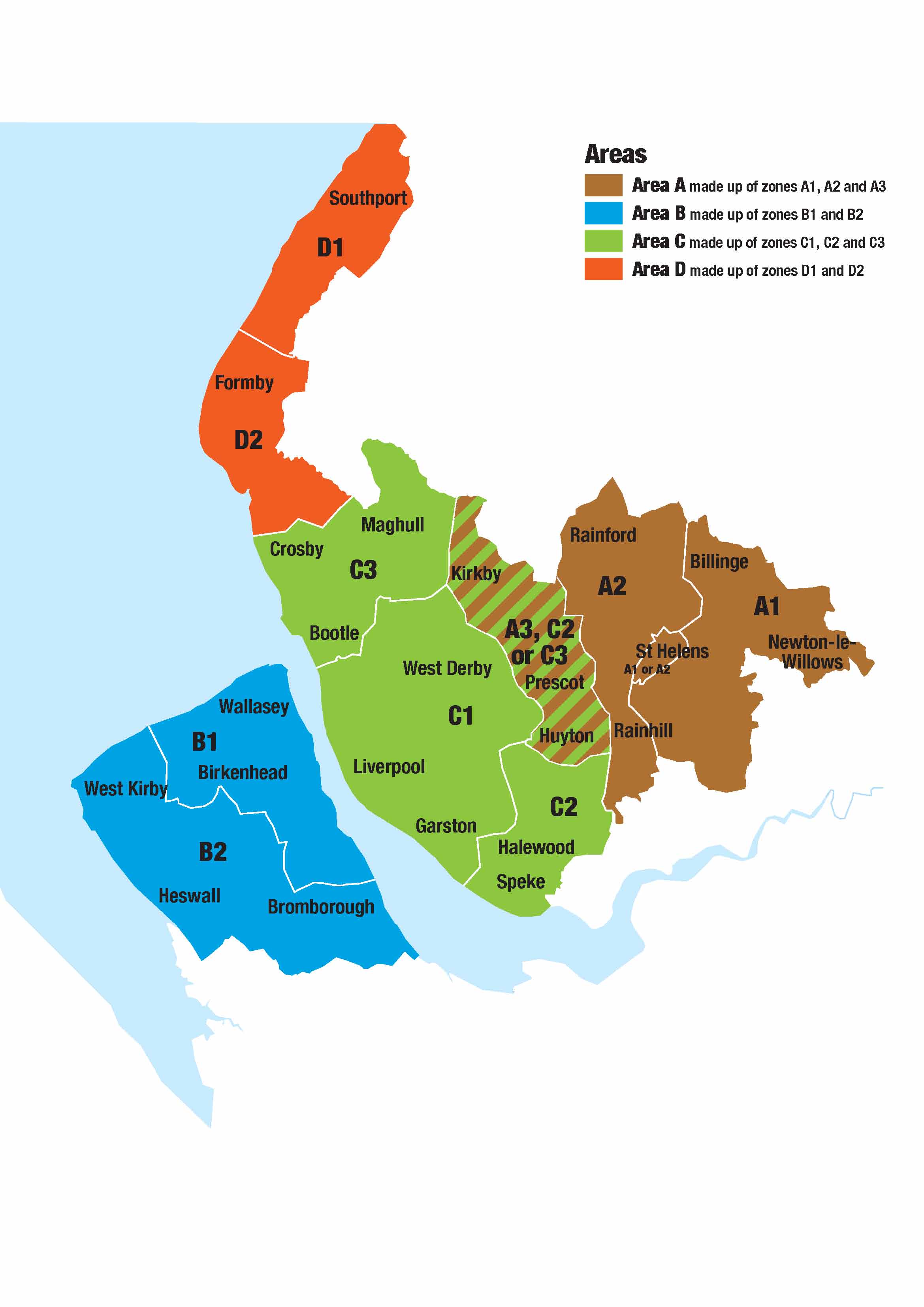 Merseytravel Trio Ticket and Prices